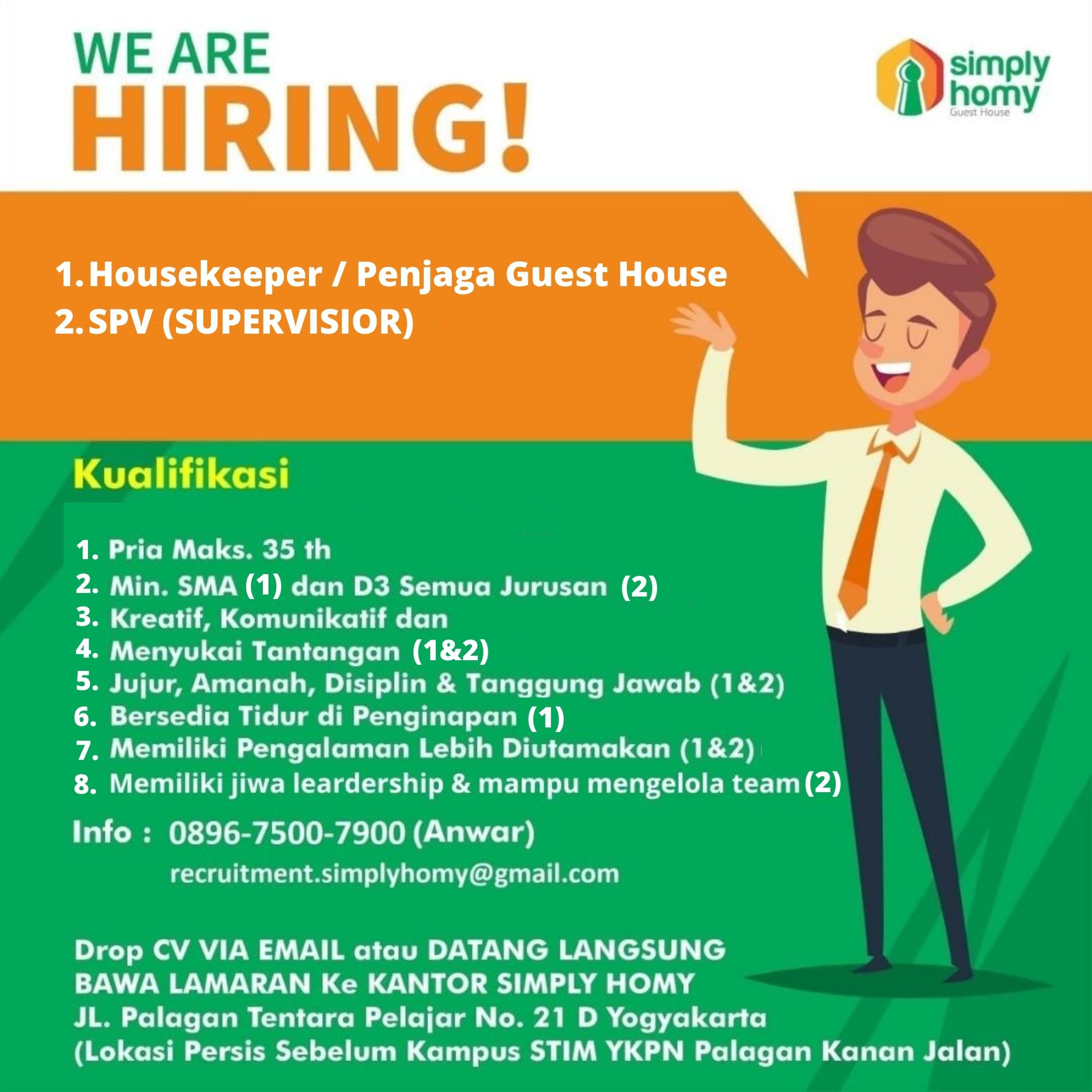 loker - Simply Homy Guest House